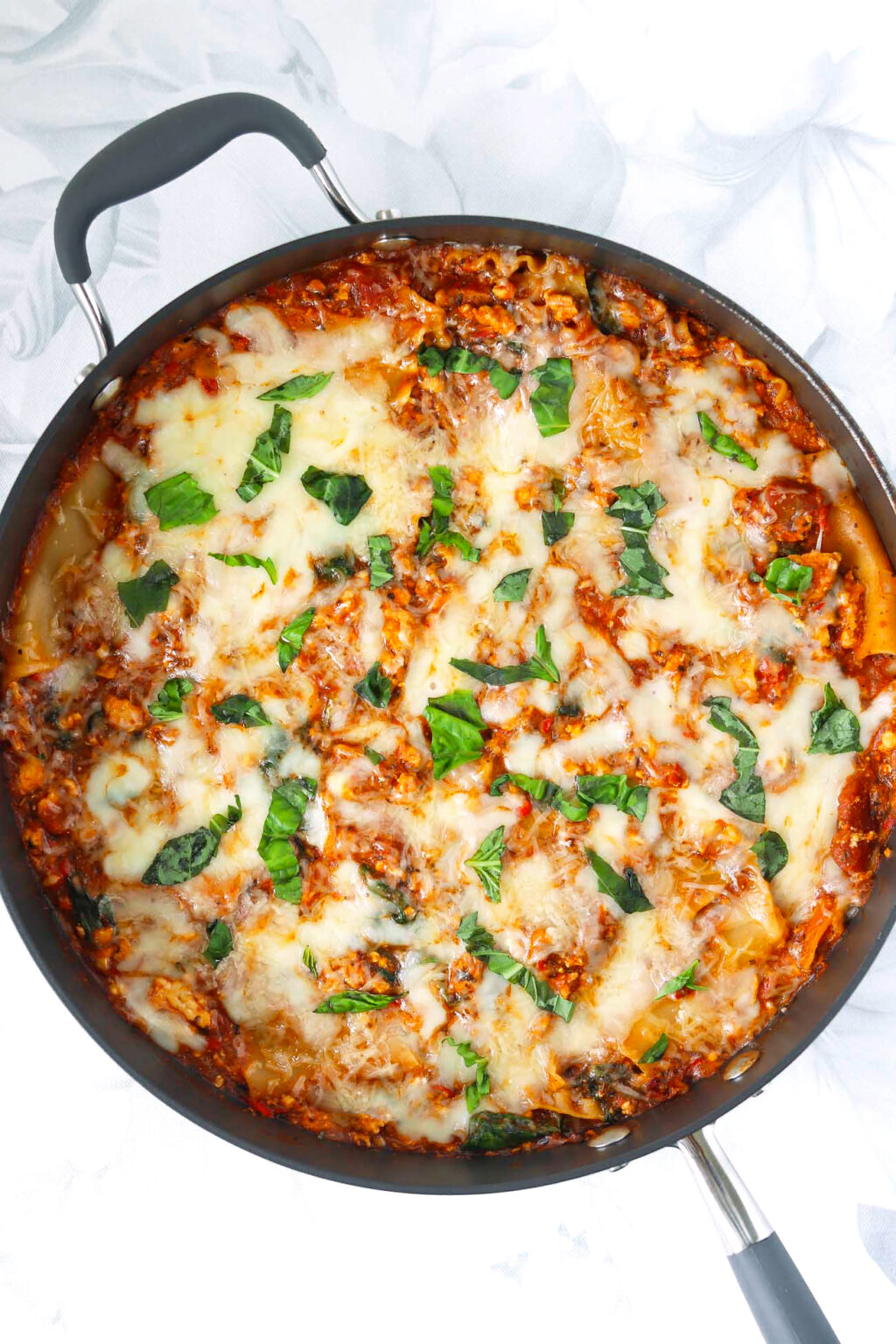 Easy Skillet Lasagna with Cottage Cheese (40 Minute Recipe!) - That ...