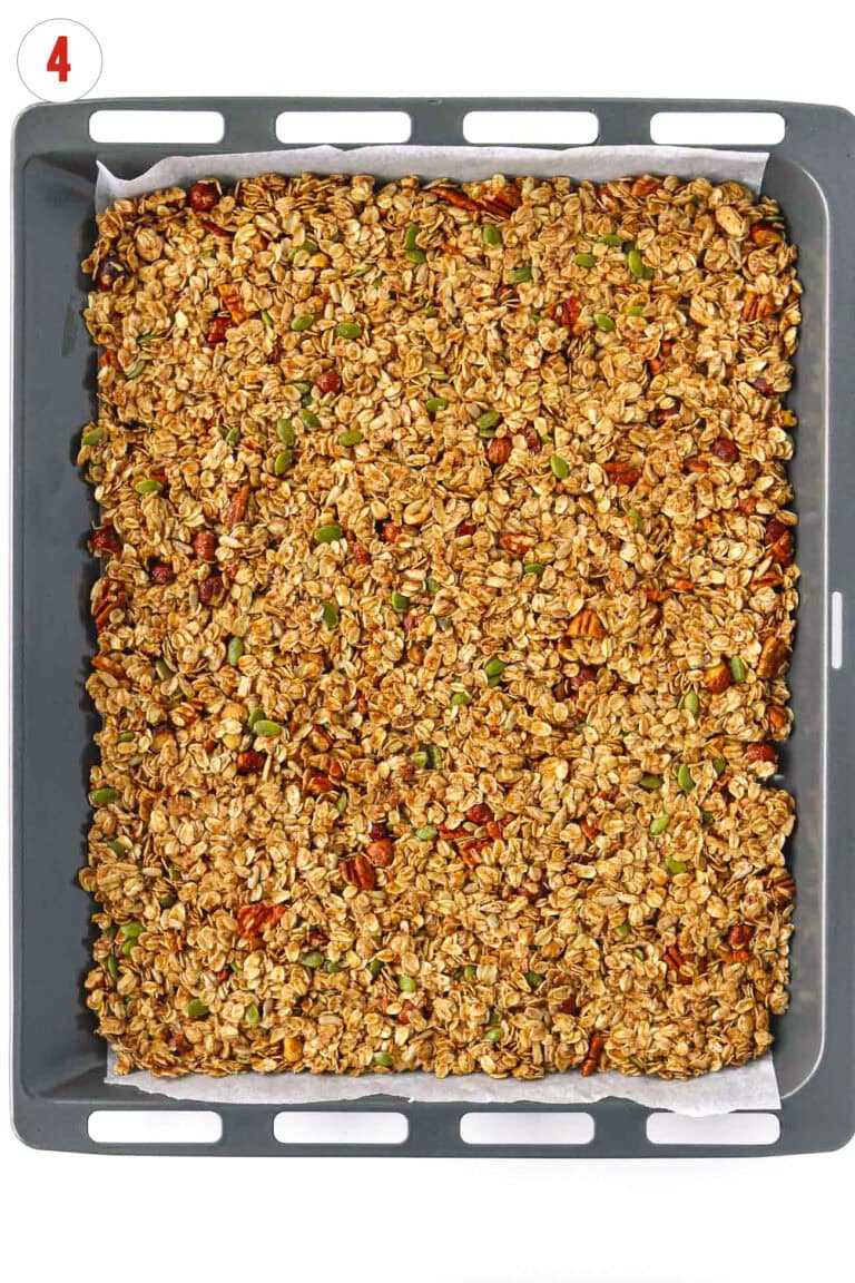 Maple Pecan Cinnamon Granola - That Spicy Chick
