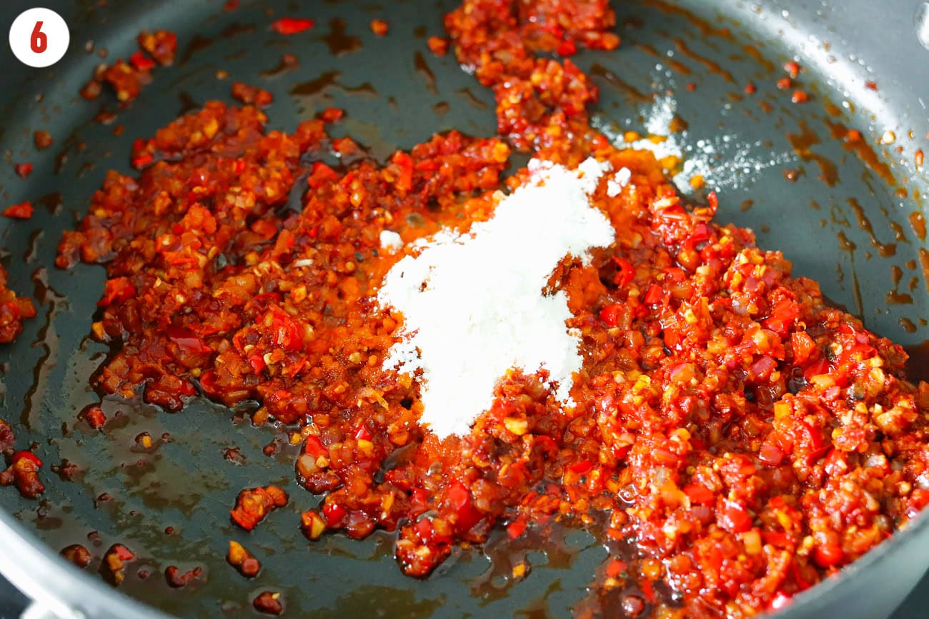 Spicy Nduja Pasta with Shrimp (Pasta con 'Nduja) - That Spicy Chick
