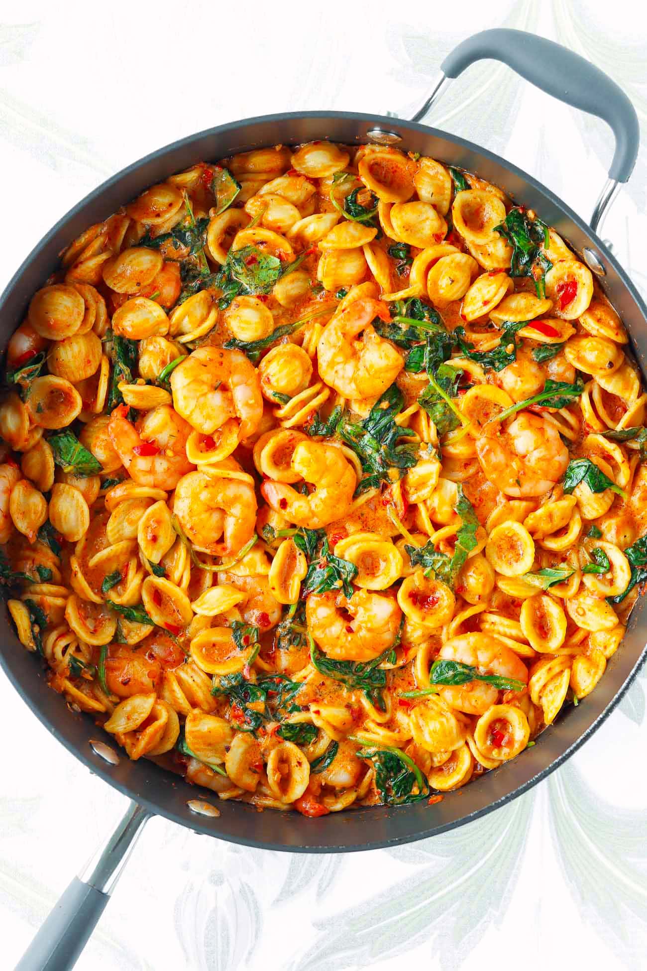 Spicy Nduja Pasta with Shrimp (Pasta con 'Nduja) - That Spicy Chick