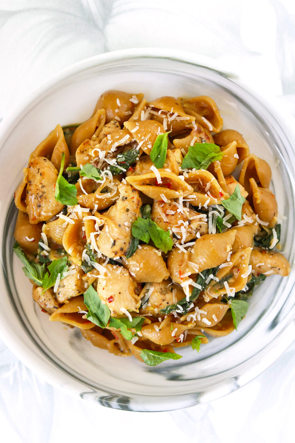 French Onion Chicken Pasta - That Spicy Chick