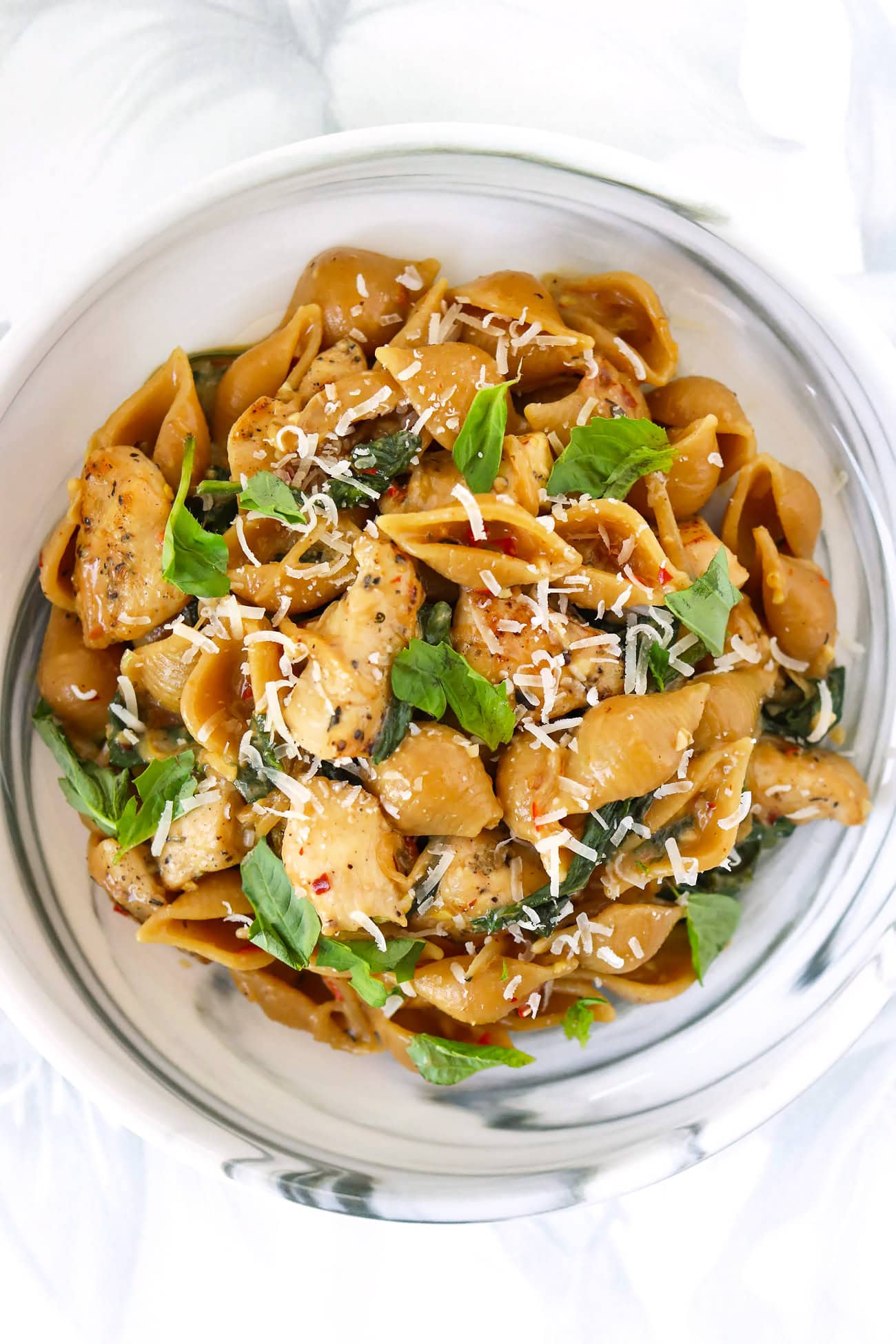 French Onion Chicken Pasta - That Spicy Chick