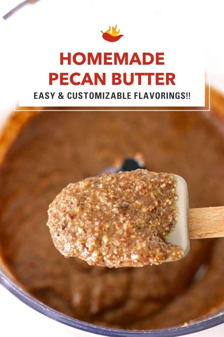 Homemade Pecan Butter - That Spicy Chick