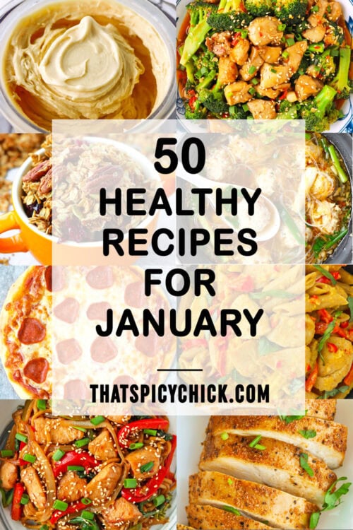 50 Healthy Recipes for January - That Spicy Chick