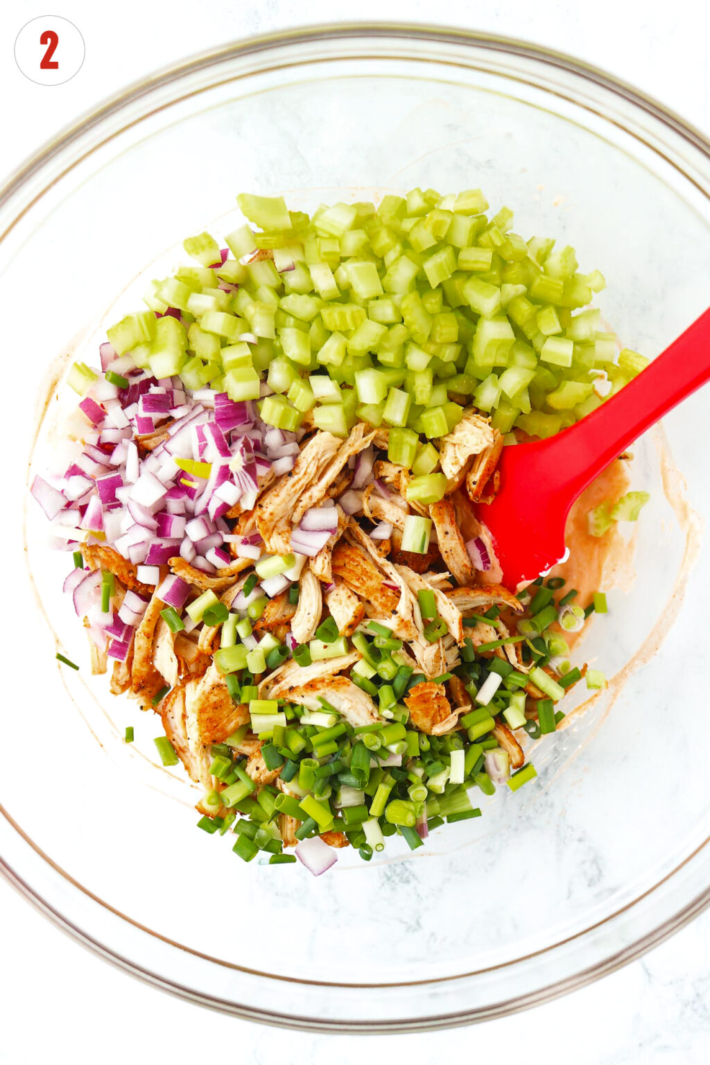 Healthy Buffalo Chicken Salad - That Spicy Chick