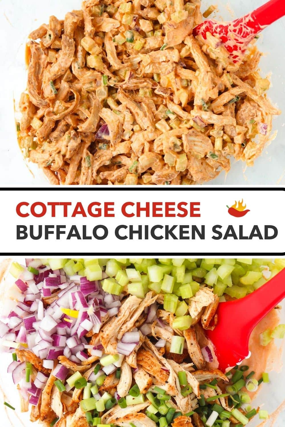 Healthy Buffalo Chicken Salad - That Spicy Chick